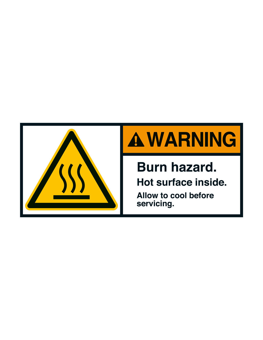 WARNING stickers ANSI kopen? Bestel nu!