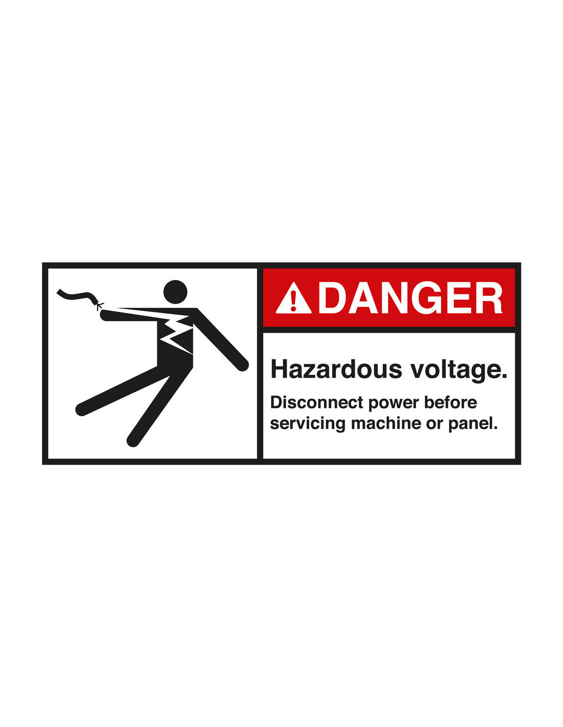 Danger Hazardous voltage Lock-out sticker kopen?